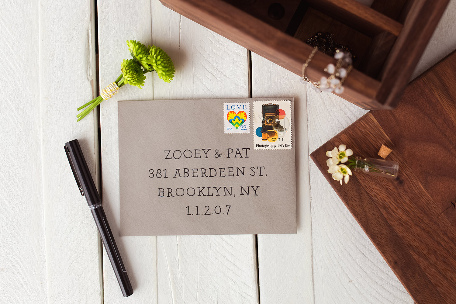 How to Address Invitations in a Straight Line