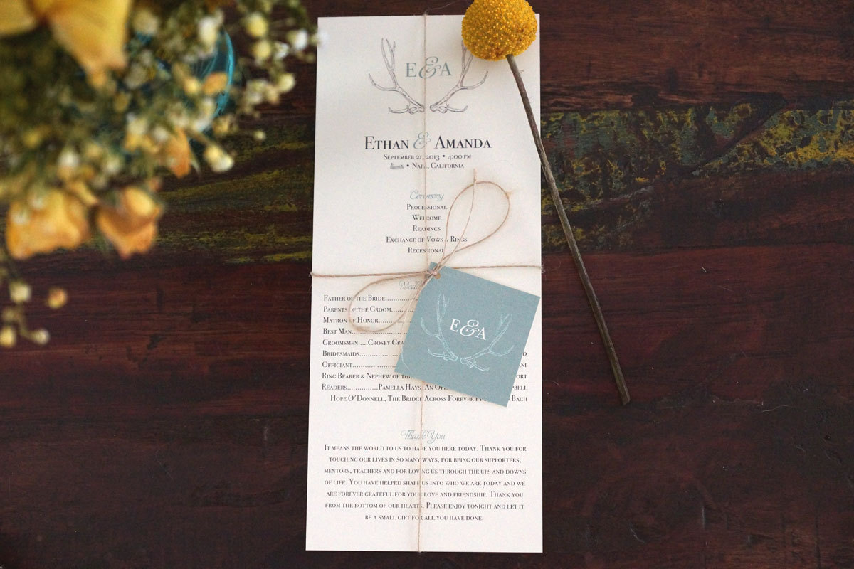 Antler Wedding Ideas & Inspiration | Emmaline Bride