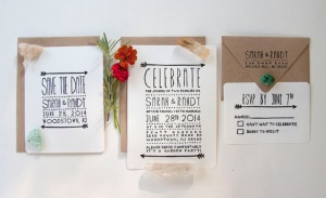 How to DIY Your Own Stamped Wedding Invitations