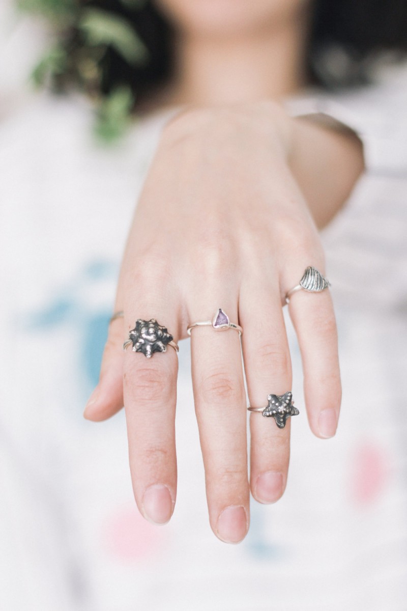 Beach Wedding Rings for Bridesmaids Gifts | Emmaline Bride