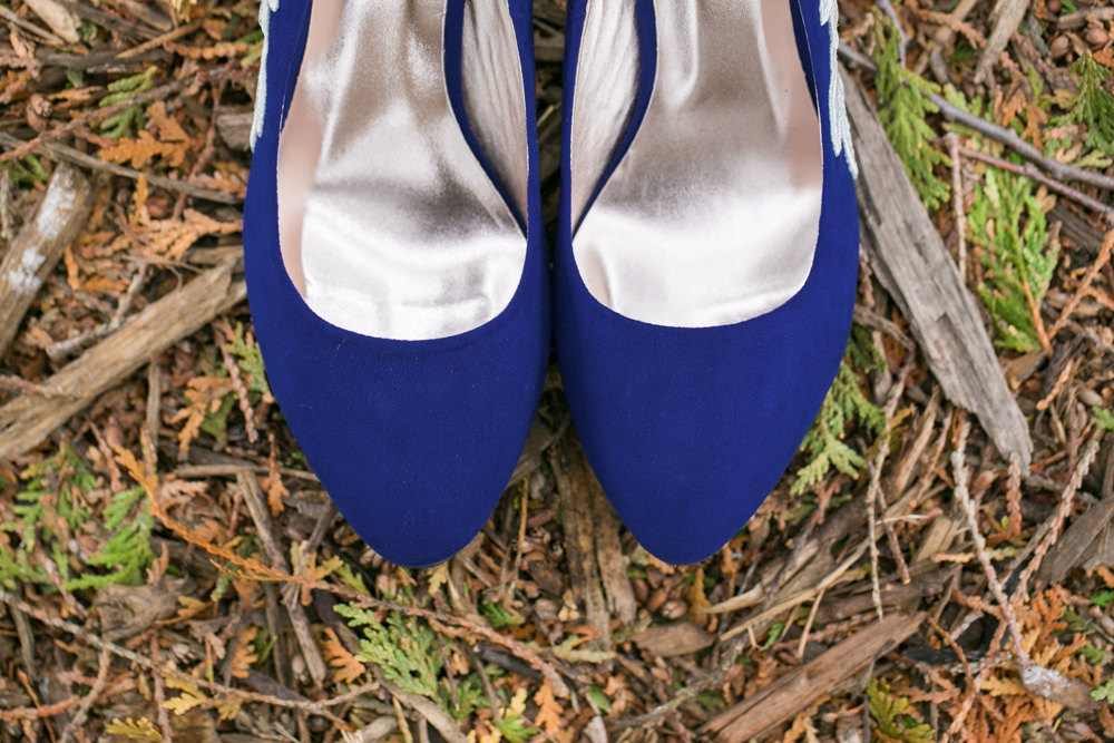 Blue Suede Heels - Walkin On Air | Emmaline Bride Wedding