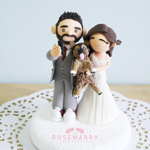 Custom Made Cake Topers: 8 Adorable Handmade Finds