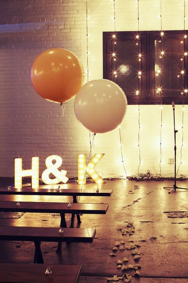 Wedding Marquee Lights + How to Make Your Own - Decor