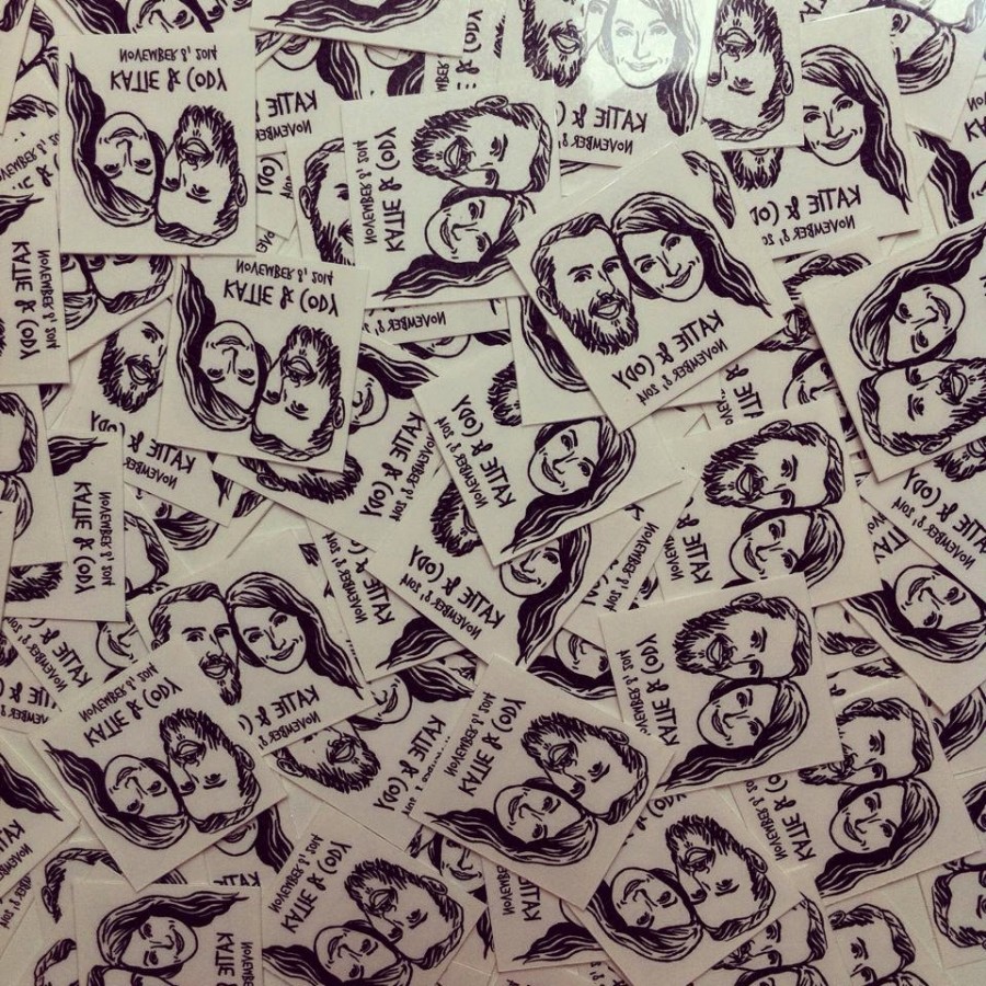 Custom Portrait Rubber Stamp - Photo Turned into a Stamp