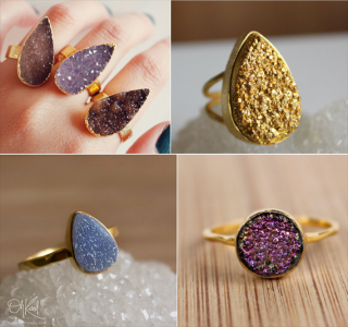 What Is Druzy Jewelry? Here's What You Need to Know | Emmaline Bride