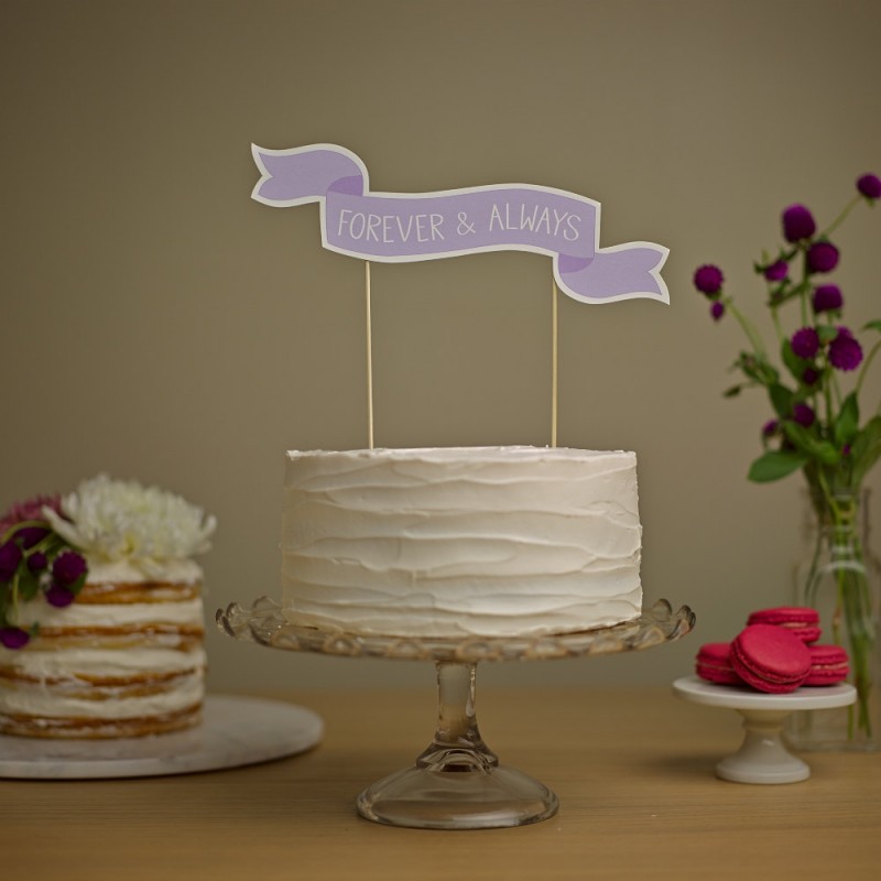 Banner Wedding Cake Topper by ReadyGo - Wedding Decor