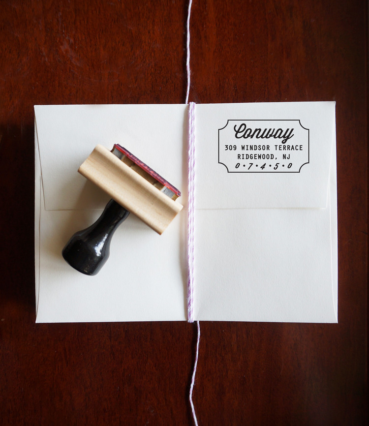 Return Address Stamp Custom by Studio255