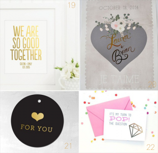 30 Amazing Gold Foil Wedding Ideas