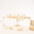 Statement Cake Toppers | Emmaline Bride Wedding Blog