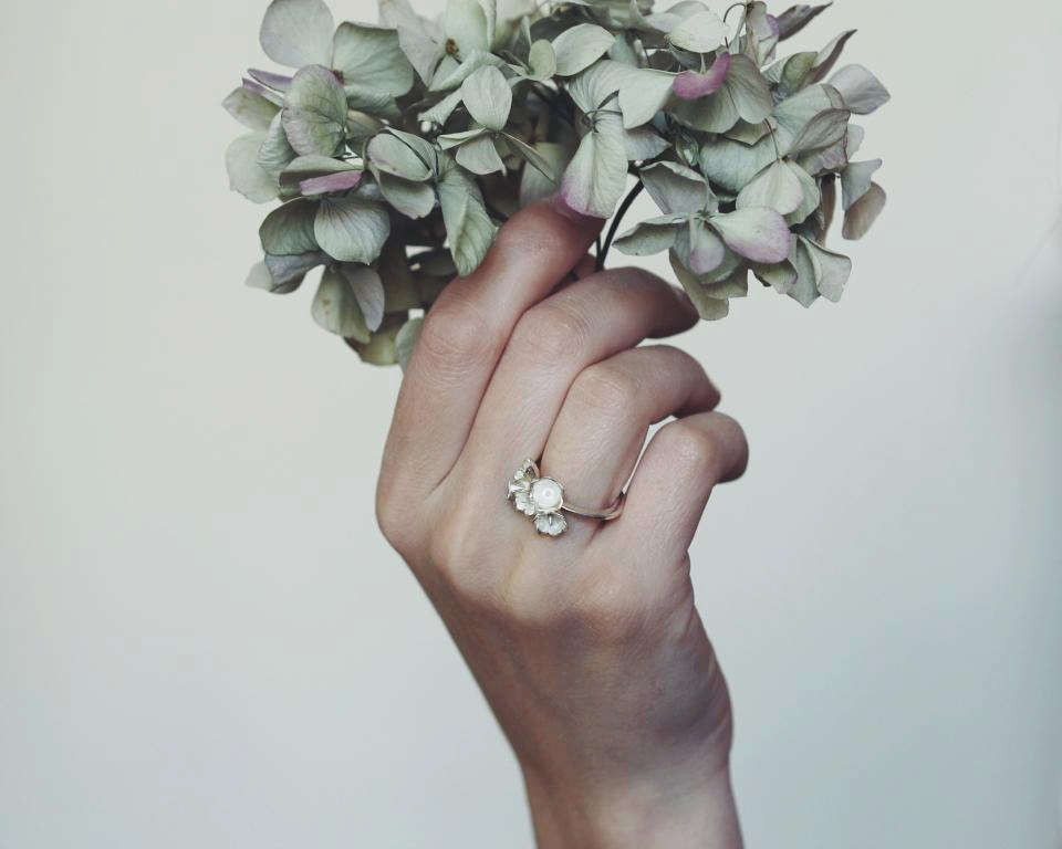 Flower Inspired Rings for Bridesmaid Gifts | Emmaline Bride
