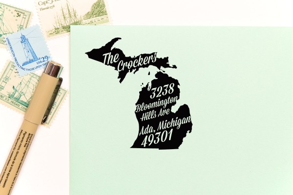 Return Address Stamps Etsy | Made with Love by Sparkvites