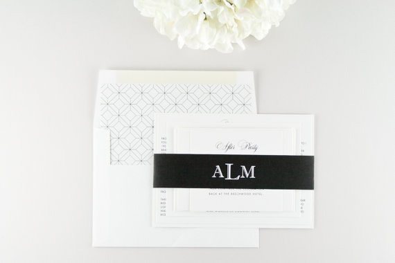 Modern Classic Wedding Invitations - Modern Theme