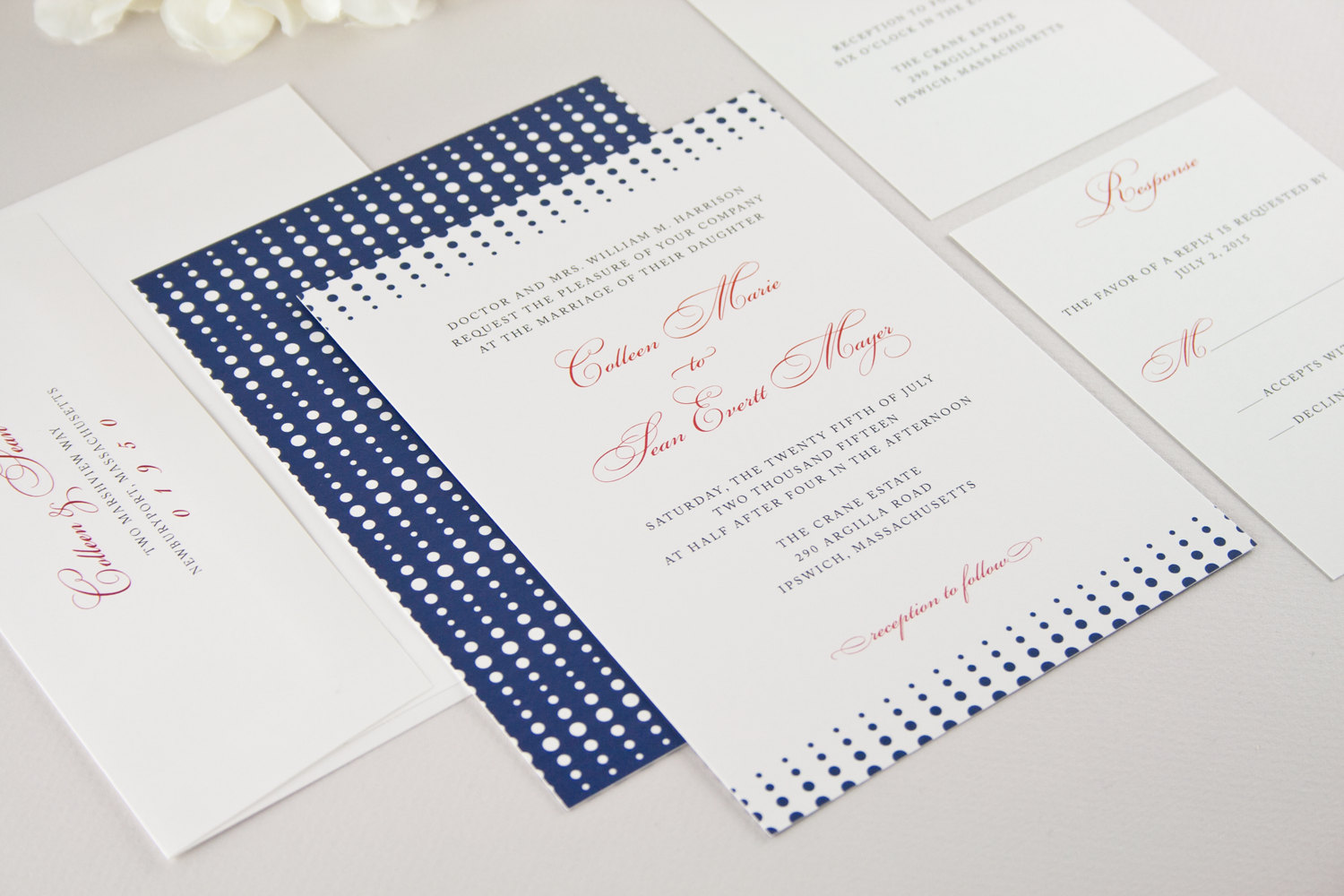 Modern Classic Wedding Invitations - Modern Theme