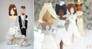 21 Origami Wedding Decoration Ideas