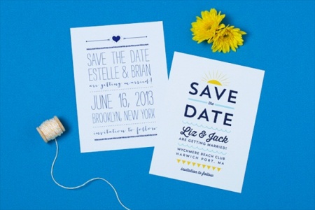 Send these Save the Dates in Spring