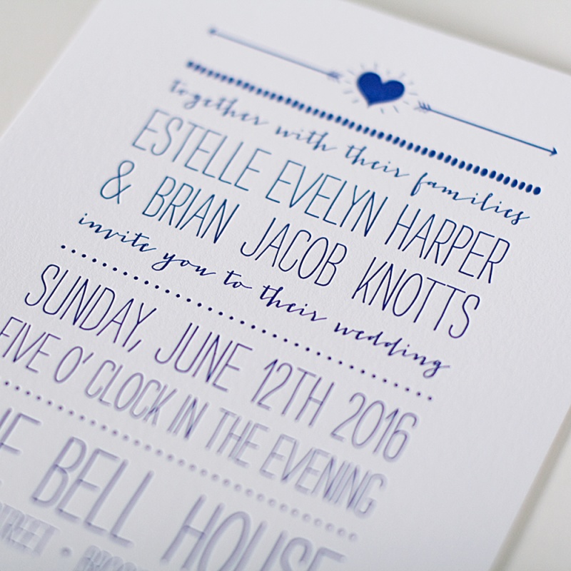 Letterpress Invitations That'll Make an Impression - Wedding