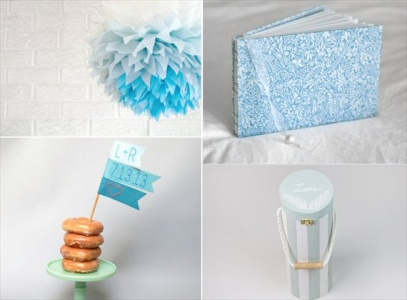 Soft Blue Wedding Theme Ideas