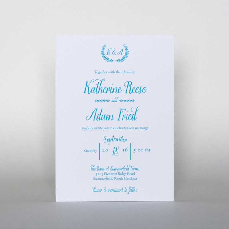 Letterpress Invitations That'll Make an Impression - Wedding