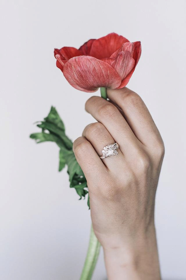 Flower Inspired Rings for Bridesmaid Gifts | Emmaline Bride