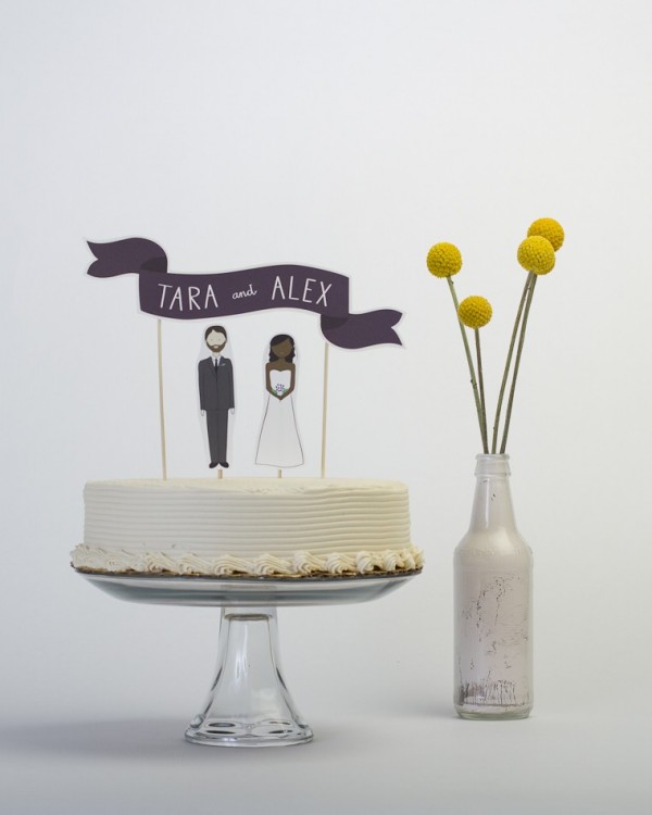 Banner Wedding Cake Topper by ReadyGo - Wedding Decor