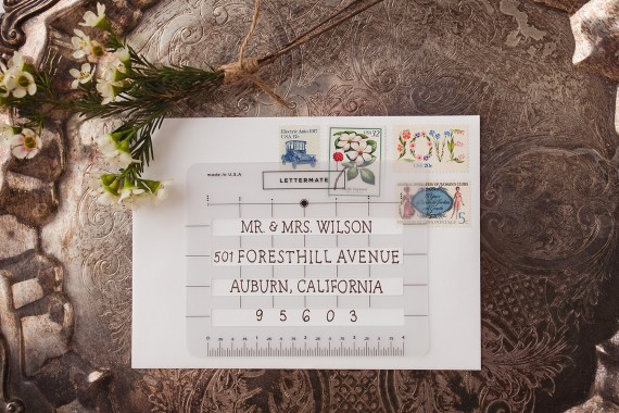 How to Address Invitations in a Straight Line