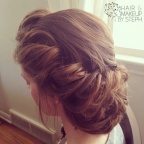 Victorian Updo Wedding Hairstyle