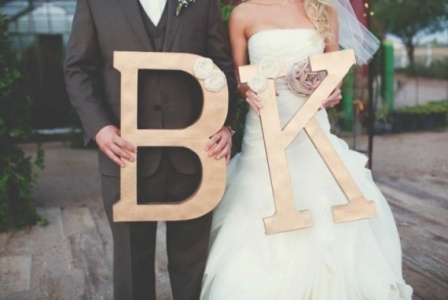 21 Wedding Ideas Using Your Own Initials