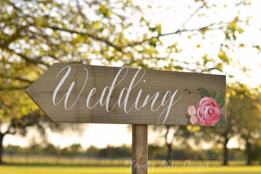 21 Signs That Make the Most Beautiful Entrance for Weddings